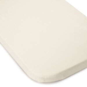 my baby's first fitted bassinet sheets, 100% natural cotton, 15" x 30", 2 pack