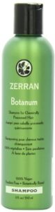 zerran botanum shampoo, 8 ounce