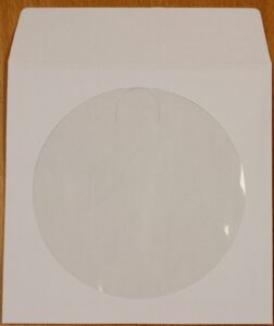 500 white paper cd / dvd disc sleeves with flap & window #cdiwwf - perfect for storing cds and dvd discs!