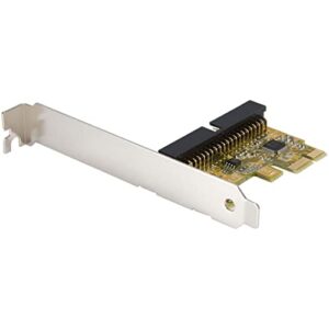 startech.com 1 port pci express ide controller adapter card - storage controller - ata - 133 mbps - pcie x1, taa (pex2ide)