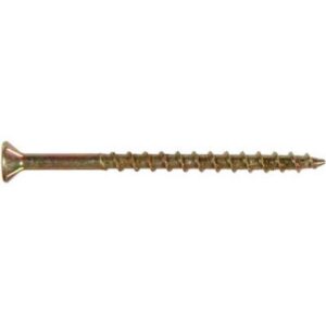 hillman 41916 all purpose wood screws, yellow, 8 x 2-1/2-inch