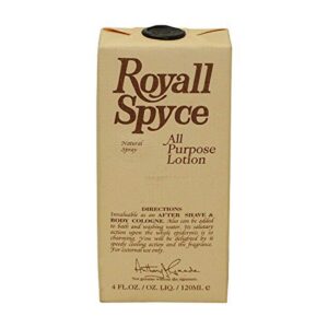 royall spyce by royall fragrances for men. all purpose lotion 4.0 oz (packaging may vary)