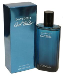 cool water by zino davidoff for men. aftershave 4.2 oz / 125 ml.