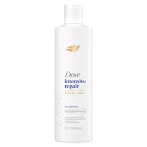 dove shampoo intensive repair for damaged hair with bio-protein care technology and amino serum 12 fl oz