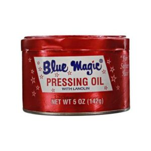 blue magic hair pressing oil with lanolin - 5 oz