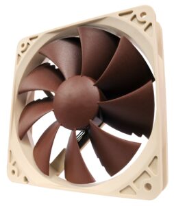 noctua nf-p12, 3-pin premium cooling fan (120mm, brown)