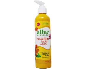 alba botanica hawaiian nourishing face wash, coconut milk, 8 fl oz