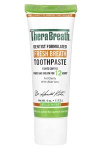 therabreath fresh breath toothpaste 4 oz