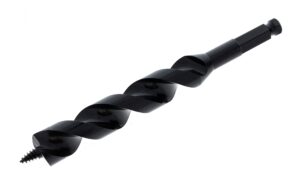 ideal electrical 35-814 nailbiter™ 7-1/2 in. ship auger – 7/8 in. drill bit w/ dual-helix head, 60 deg. angled design