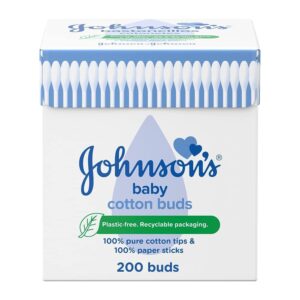 johnson's baby cotton buds - 1 x 200 drum