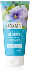 jason styling gel, flaxseed hi shine, 6 oz