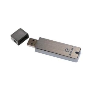 ironkey 1gb secure flash usb drive (d20103)