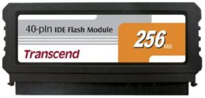 transcend 256mb 40pin ide flash module, smi controller (vertical)