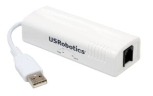 u.s. robotics usr5637 56k usb controller dial-up external fax modem with voice