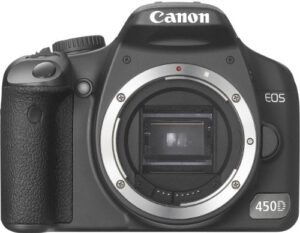 canon eos 450d 450-d 450 d dslr camera (body without lens)