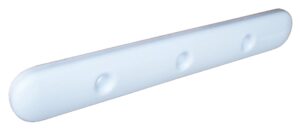 dock edge + pvc ultra gard guards (1-piece/1-pack), 35-inch, white