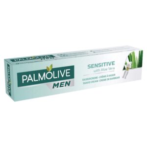 palmolive for men sensitive shave cream with aloe vera 100ml