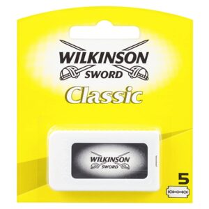 wilkinson sword classic double edge razor blades, 5 per pack (1-pack)