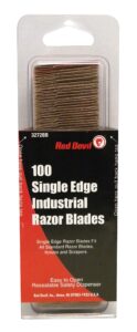 red devil 3272 single-edge razor blades, 100 count (pack of 1)