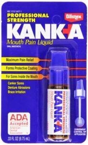 blistex kanka mouth pain liquid, professional strength , 0.33 oz