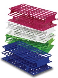 full-size test tube racks 13mm 72 place (blue) [ 1 ea.]