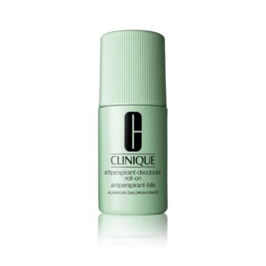 clinique antiperspirant-deodorant roll-on for all skin types | all-day underarm protection, non-staining + non-sticky