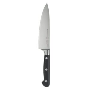 messermeister meridian elite 6-inch kullenschliff chefs knife