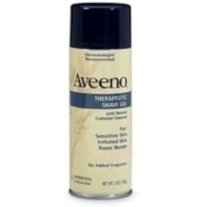 special pack of 3 aveeno therapeutic shaving gel - 7 oz bottles