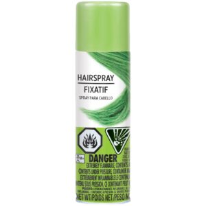 hypo-allergenic kiwi green hair spray - 3 oz. - perfect party accessory, 1 pc.