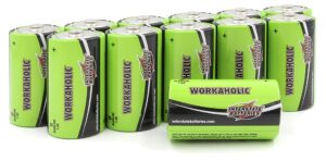 interstate batteries d cell alkaline battery (12 pack) all-purpose 1.5v high performance batteries - workaholic (dry0085)