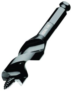 ideal electrical 35-866 mini utility bit augers 4-3/4 in. auger 7/8 in. drill bit single-helix head