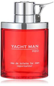 myrurgia yacht man red by myrurgia eau de toilette spray for men, 3.40 ounce