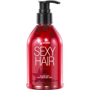 sexyhair big blow dry volumizing gel| added volume with hold | up to 72 hours of humidity resistance | all hair types, 8.5 fl oz (pack of 1)