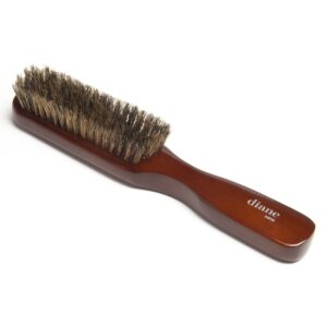 diane premium 100% boar bristle 5 row styling brush for men and barbers, medium-firm bristles for thick coarse hair, detangling, smoothing