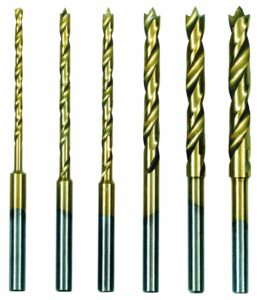 proxxon 28876 hss twist drill set titanium nitride coated with brad point