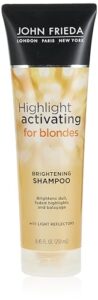 john frieda sheer blonde highlight activating enhancing shampoo for lighter blondes 8.45 oz