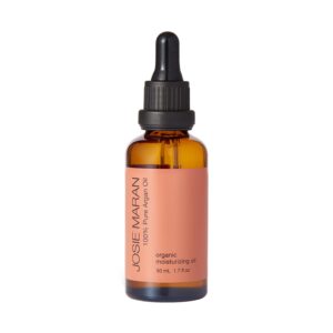 josie maran pure argan oil - hydrating argan oil for hair, skin & nails - everyday oil made with vitamin e + essential fatty acids for dry skin - improves elasticity & smoothes fine lines (1.7 oz)