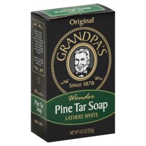 grandpa soap pine tar 4.25 oz (pack of 6)