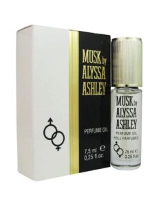 alyssa ashley musk by alyssa ashley for women. perfume oil .25 oz