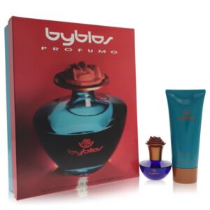 byblos by byblos for women. gift set ( eau de parfum spray 1.7 oz + body lotion 6.7 oz).