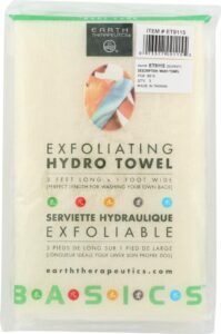 earth therapeutics hydro exfoliating towel, 1 each (pack of 2)