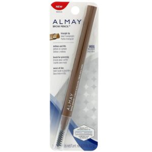 almay brow defining pencil, dark blonde 801, 0.0028-ounce packages (pack of 2)