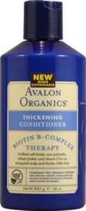 avalon organics thickening conditioner, biotin b-complex 14 oz