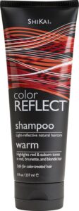 shikai color reflect warm shampoo, 8-ounce tubes (pack of 3)