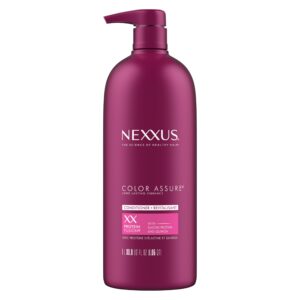 nexxus hair color assure conditioner with proteinfusion, for color treated hair color hair conditioner 33.8 oz