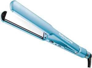 babylisspro nano titanium flat iron hair straightener , 1/2" ultra- thin hair straightener iron for professional salon results and all hair types