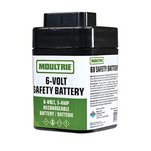 moultrie mfhp12406 6-volt, 5-amp rechargeable safety battery,multi