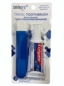 dental source toothbrush/toothpaste travel kit