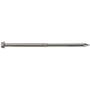 simpson structural screws sds25600-r10 threaded structural wood screw, 1/4-inch by 6-inch with 3-1/4-inch