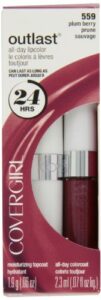 covergirl outlast all day two step lipcolor, plum berry 559, 0.13 ounce